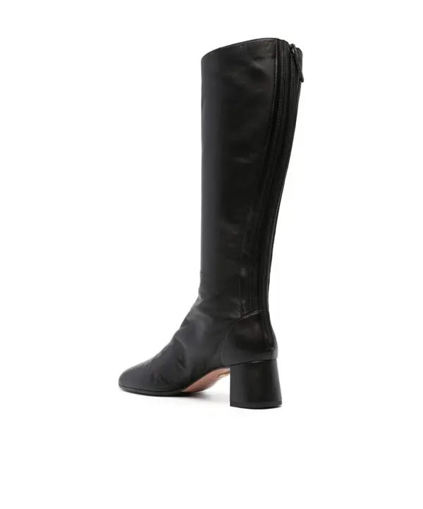 AQUAZZURA Saint Honore 50 Leather Knee-high Boots