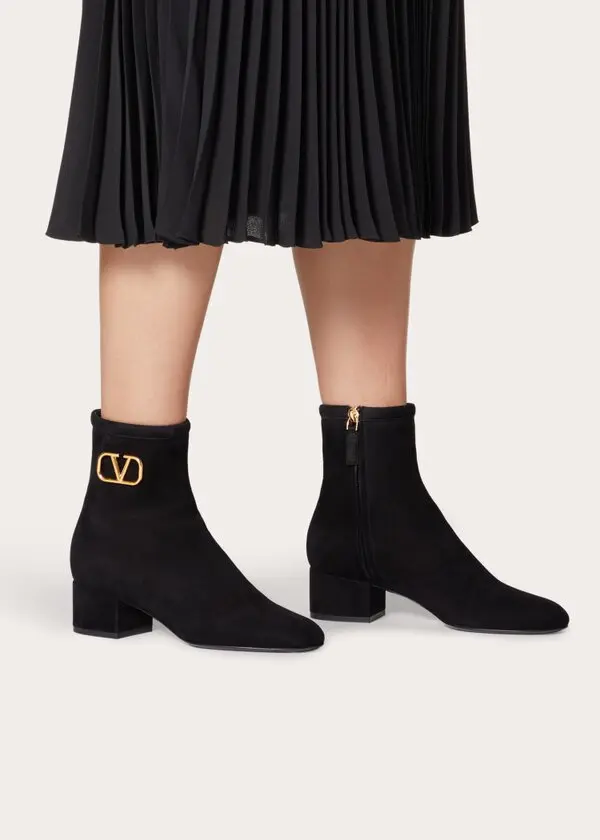 Valentino Garavani Vlogo 50mm Ankle Boots