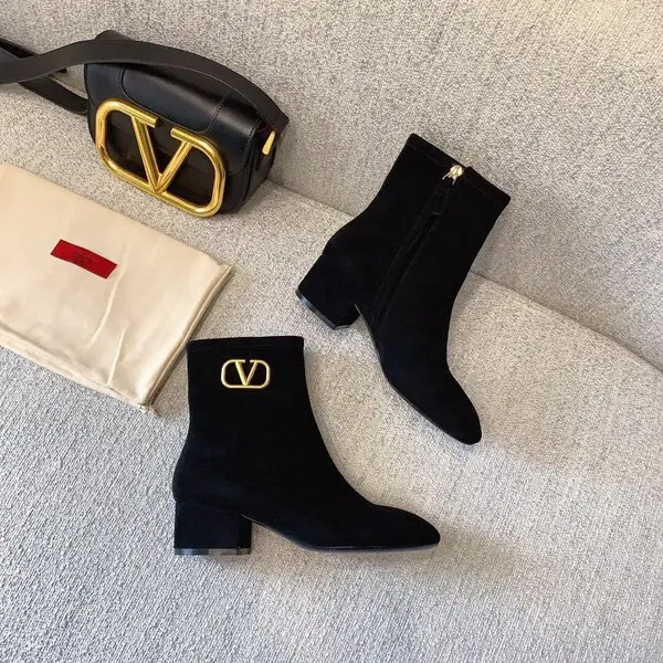 Valentino Garavani Vlogo 50mm Ankle Boots