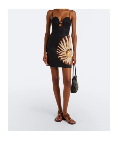 Farm Rio Ammonite Linen Minidress