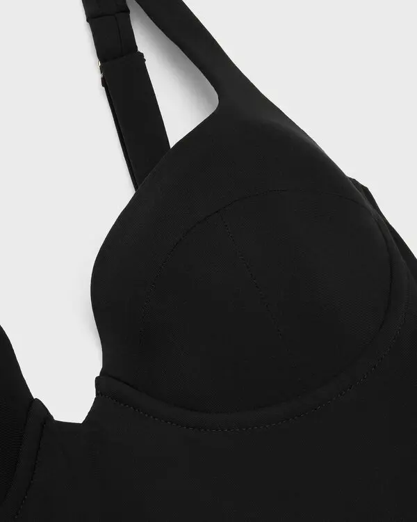 Celine Balconette Swimsuit In Matte Jersey