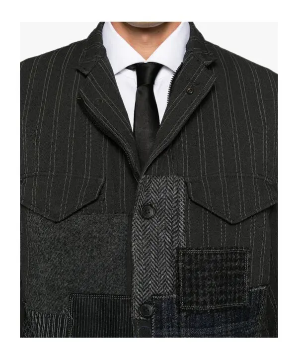 Junya Watanabe Patch Detailed Single-breasted Blazer