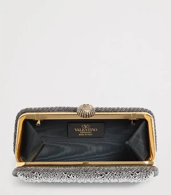 Valentino Garavani Embellished Carry Secrets Clutch Bag