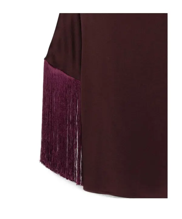Antonelli Firenze T-shirt With Fringe Details