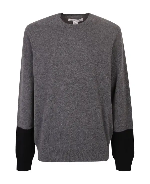 Comme Des Garçons Colored Wool Knitted Pullover - Black
