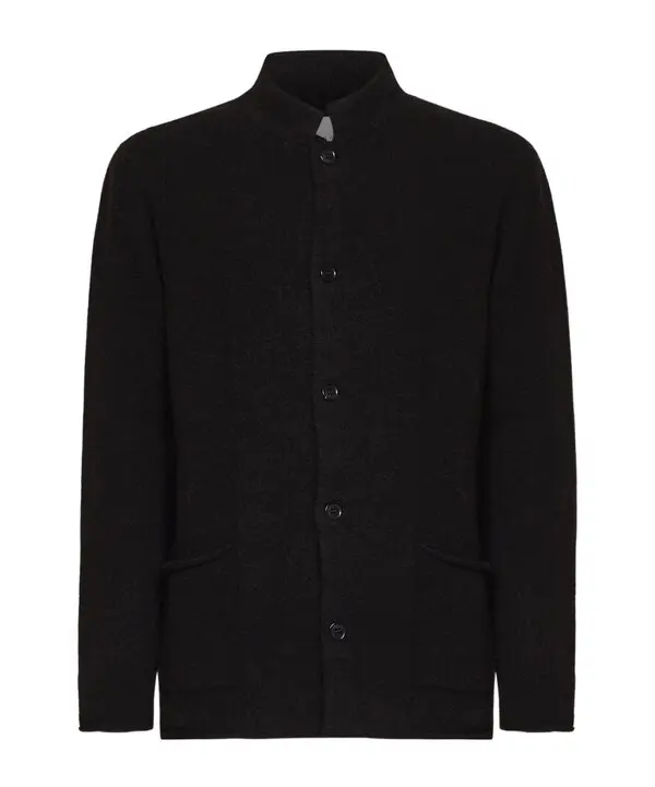 ROBERTO COLLINA Button-up Stand-collar Casual Jacket