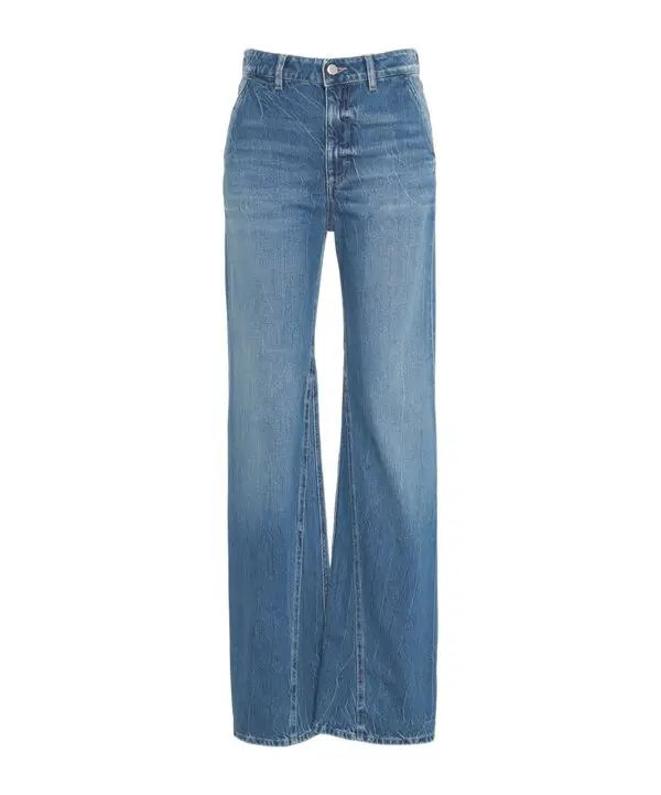 ICON DENIM LOS ANGELES Denim Trousers With Belt Loops