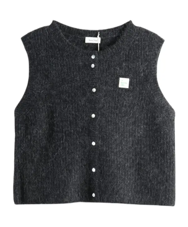 American Vintage Sleeveless Knit Top - Black