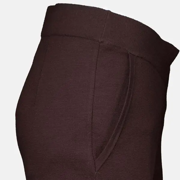 Max Mara Casual Pants With Side Pockets - Maroon