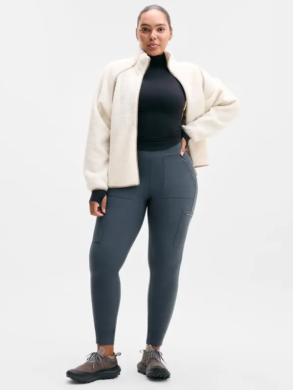 Athleta Headlands Hybrid High Rise Cargo Legging