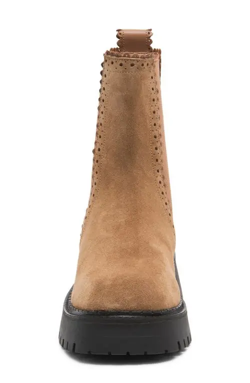 Free People Tried And True Leather Brogue Bootie
