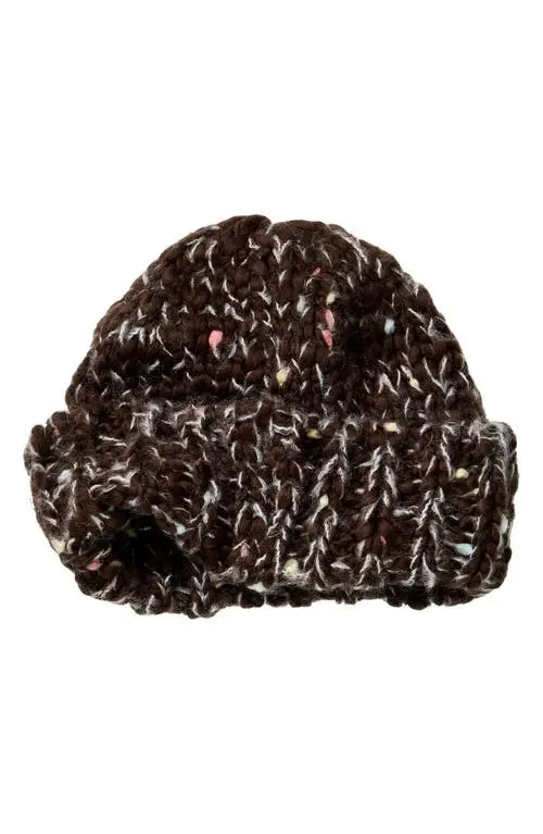 Free People Speckled Beanie & Mittens Set