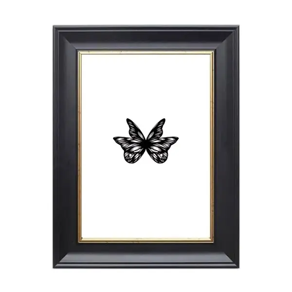 JOHANNA FLEMING Butterfly Wings Fine Art Print - Black