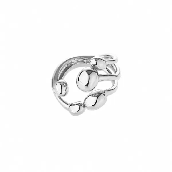 LAGOMIST Coffee Bean Cluster Ring - Silver