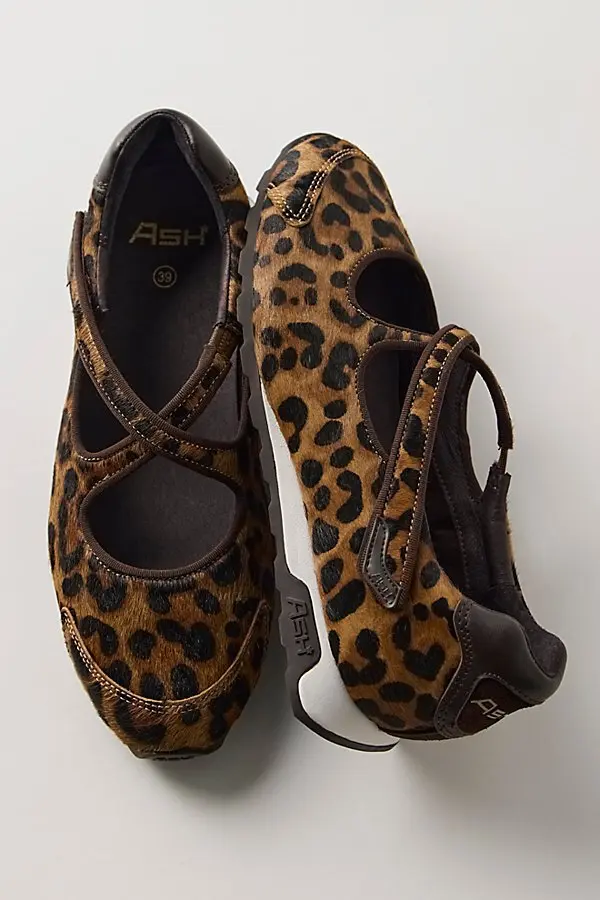 Ash Kore Animal-print Mary Jane Sneakers