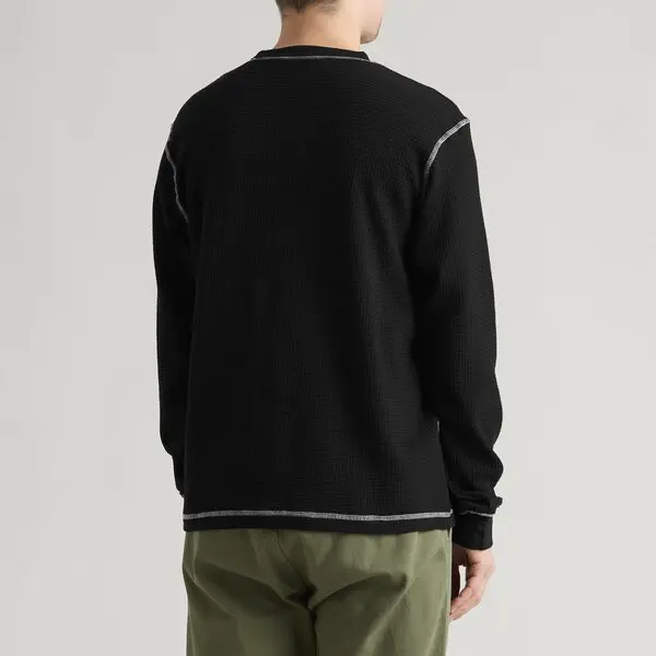 SERVICE WORKS Waffle Contrast Thermal Long Sleeve T-shirt