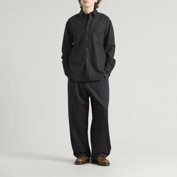 Comme Des Garçons Wool Nylon Flannel Shirt
