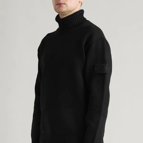 Stone Island Ghost Plush Stitch Winter Turtleneck Jumper