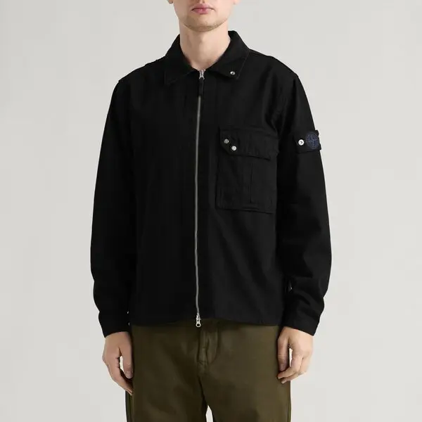 Stone Island Rinsed Denim Overshirt