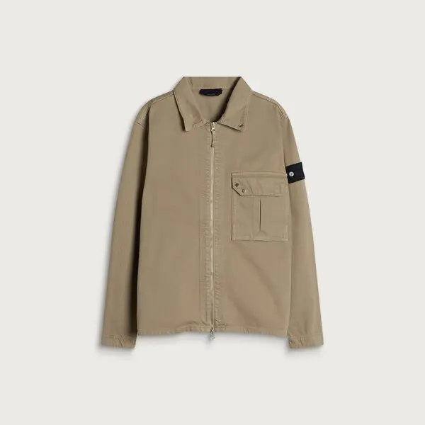 Stone Island Rinsed Denim Overshirt