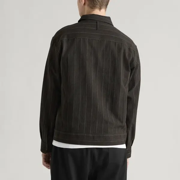 Nn07 Reed Yarn Dyed Stripe Overshirt