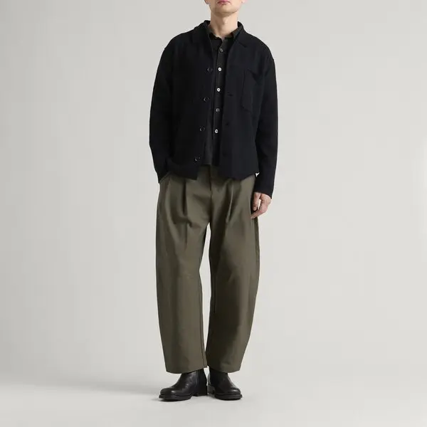 Nn07 Jonas Bolied Wool Overshirt