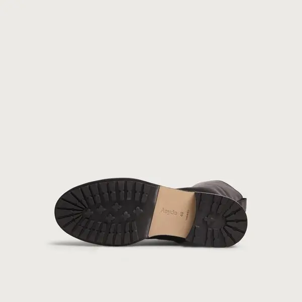 AeydĒ Tate Leather Lace Up Ankle Boots