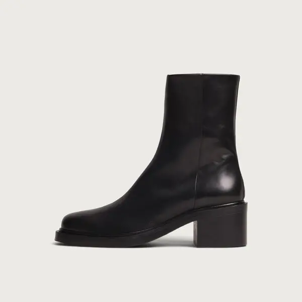 AeydĒ Teddy Block Heel Boots