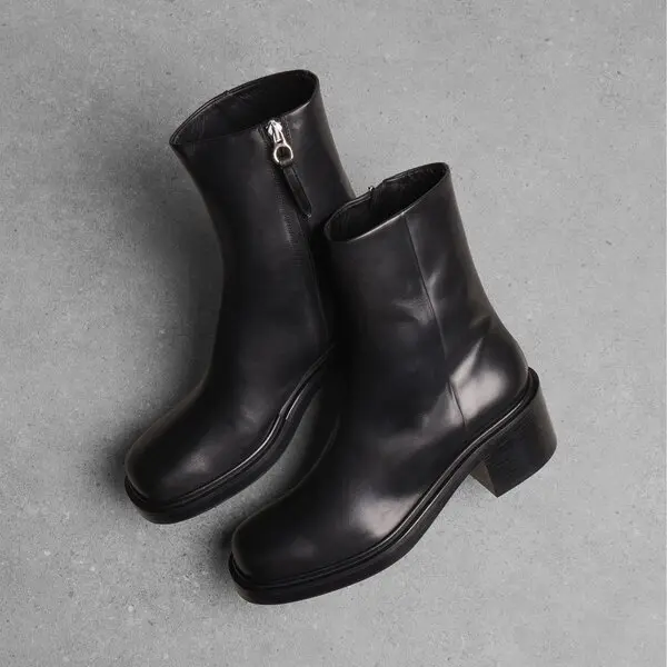 AeydĒ Teddy Block Heel Boots