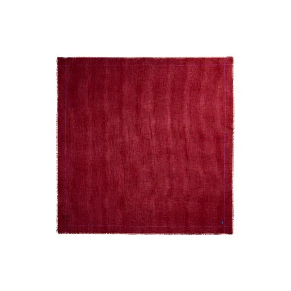 Ralph Lauren Checked Wool Square Scarf