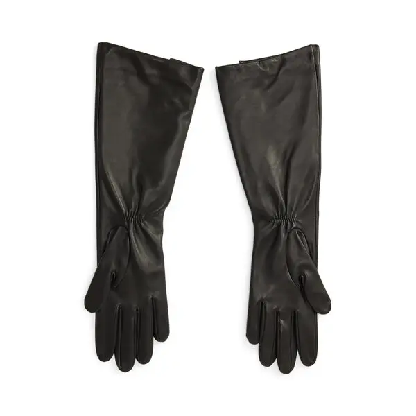 Ralph Lauren Buttoned-placket Sheepskin Gloves