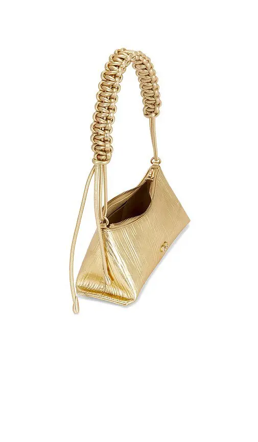 Cult Gaia Osa Shoulder Bag In Metallic Gold