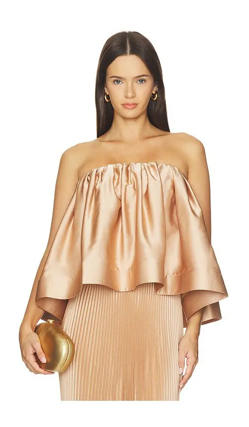 L'IDEE Breeana Top In Pink - Caramel