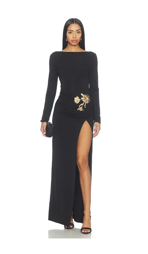 NADINE MERABI Romy Dress - Black