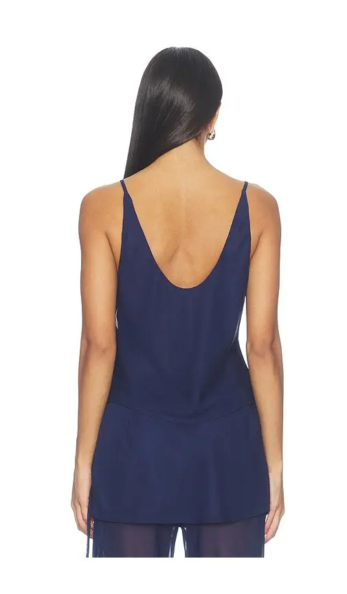 MADISON THE LABEL X Anastasia Tank - Navy