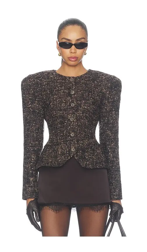 Magda Butrym Wool Blazer - Brown
