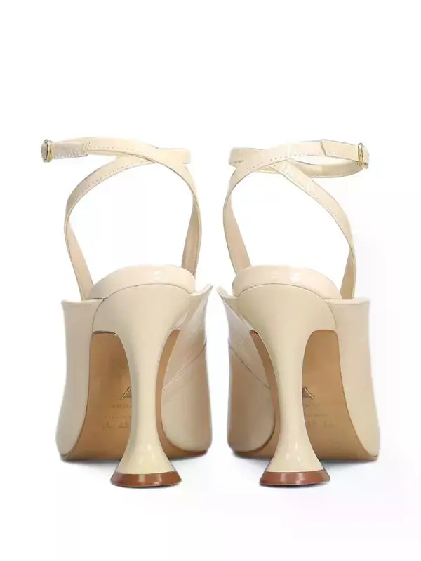 ANDREA CARRANO Silhoutte Peep-toe Sandals