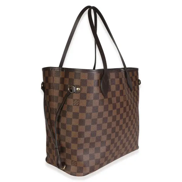 LOUIS VUITTON Damier Ebene Canvas Neverfull Mm - Brown