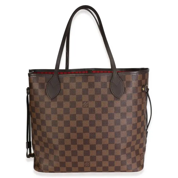 LOUIS VUITTON Damier Ebene Canvas Neverfull Mm - Brown