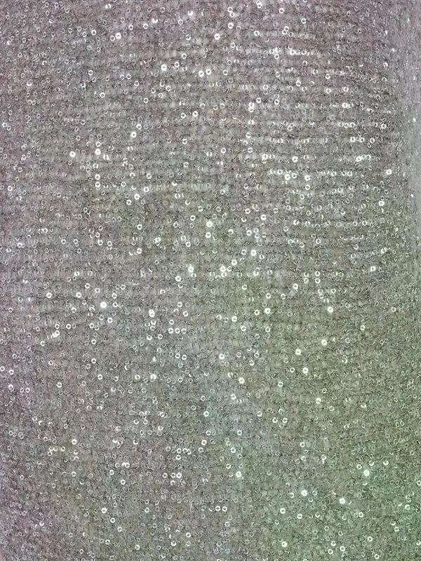 D.exterior Sequin-embellished Knitted Maxi Skirt