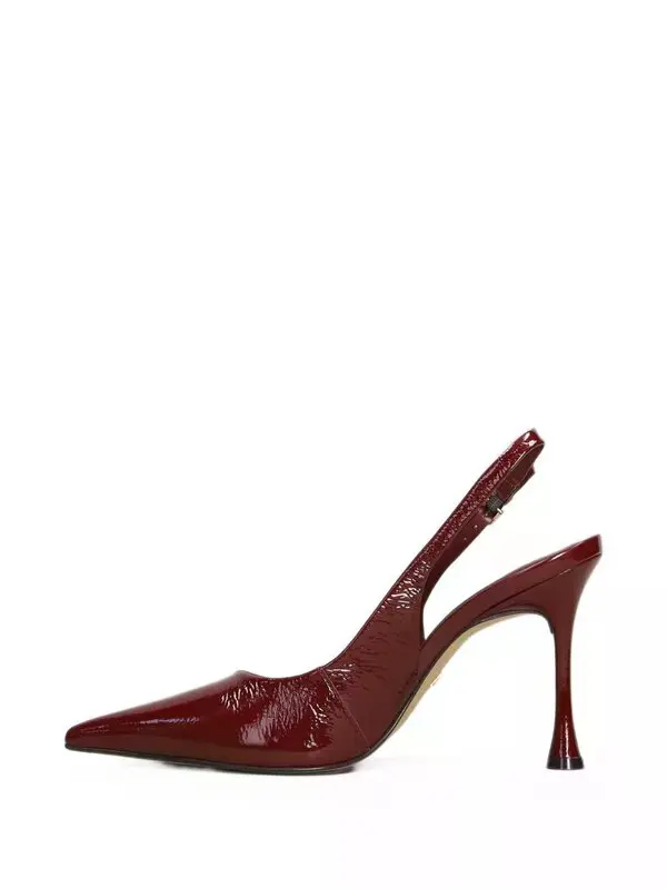 ANDREA CARRANO Patent-finish Slingback Pumps