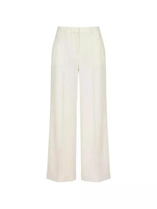 Fabiana Filippi Pressed-crease Turn-up Trousers