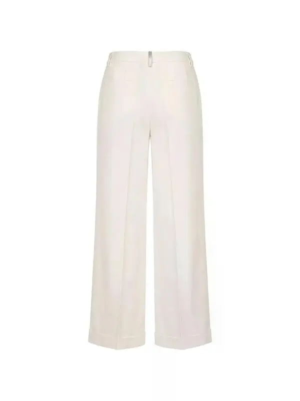 Fabiana Filippi Pressed-crease Turn-up Trousers