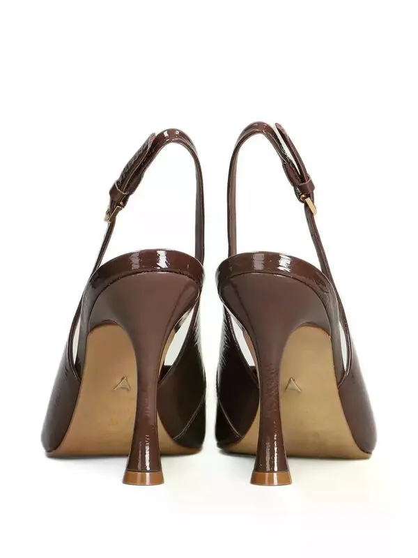 ANDREA CARRANO Pointed-toe Slingback Heeled Pumps