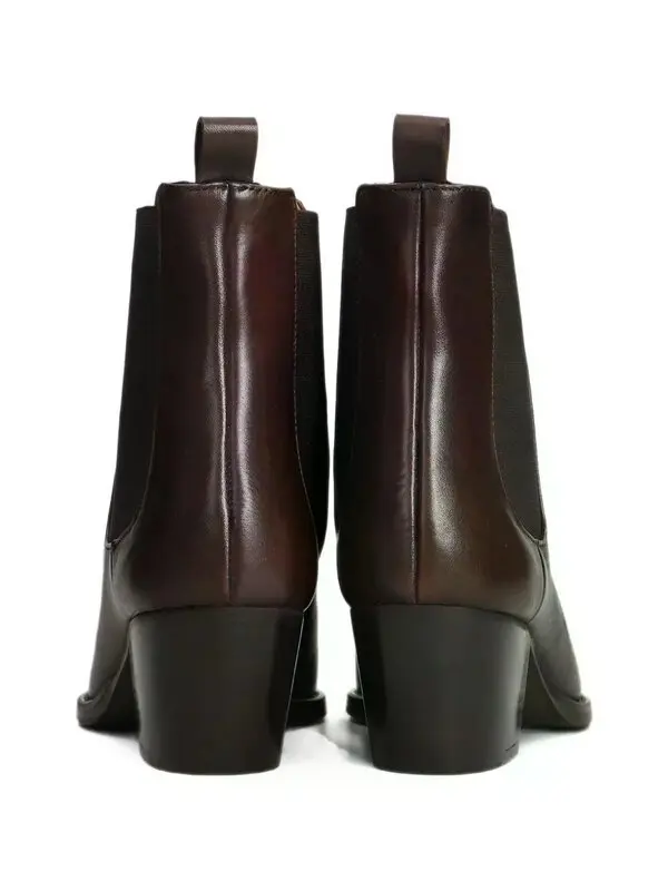 JULIE DEE Elasticated-panel Chelsea Ankle Boots