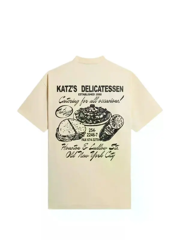 Kith Treats For Katz's Delicatessen T-shirt - Neutrals