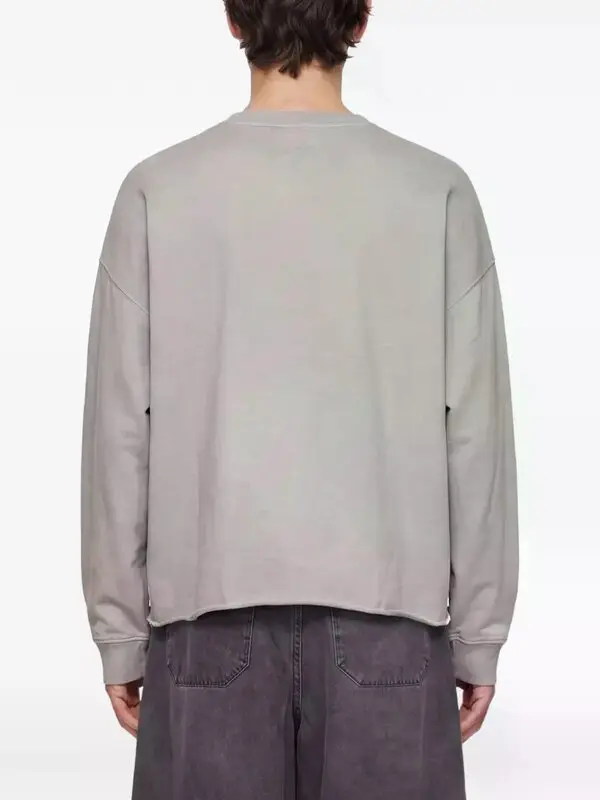 You Must Create Studio Raw-cut Sweatshirt - Grey