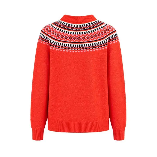 YUMI Relaxed Fairisle Jumper