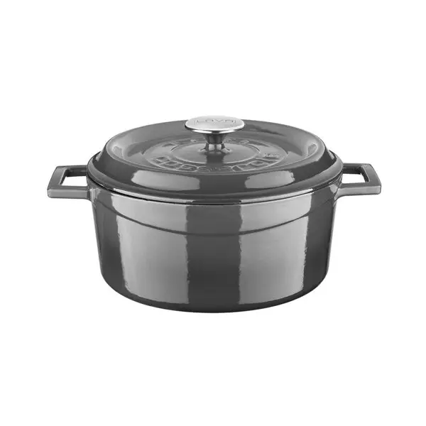 Turgla Home Cast Iron Round Cast Iron Dutch Oven