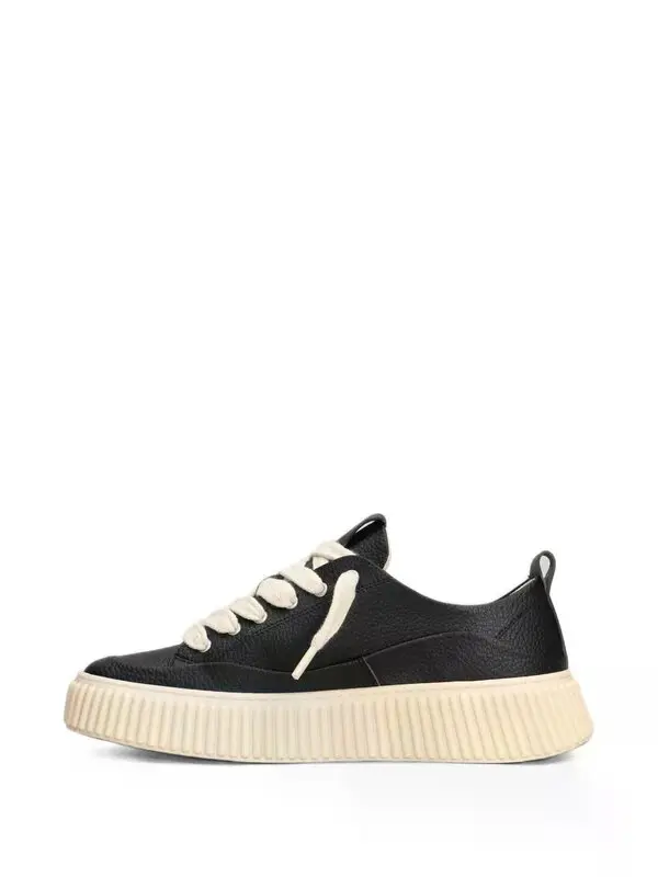 RHUN Pebbled-leather Chunky Low-top Sneakers